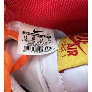 Nike | Shoes | Blue Yellow Dripping Blood Swoosh Custom Nike Air Force ...